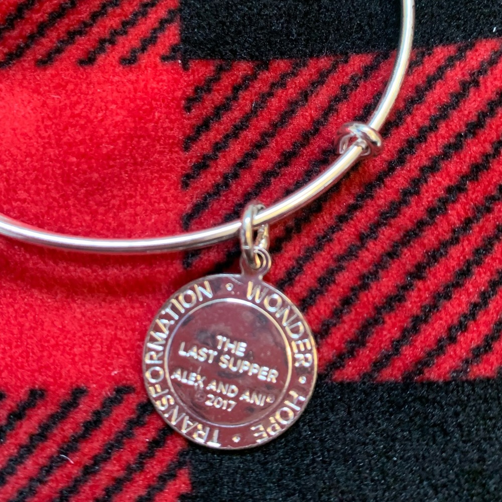 Rare Alex And Ani The Last Supper Bracelet - Gem